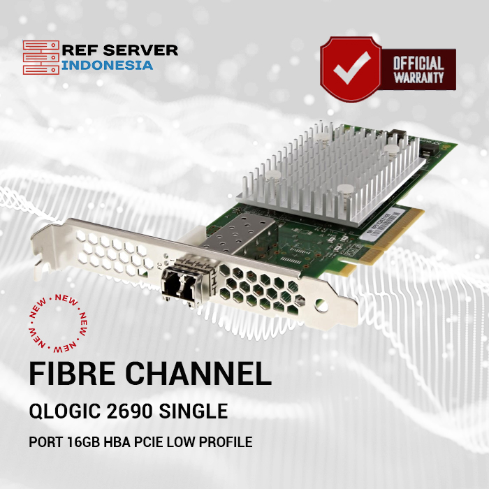 Fibre Channel QLogic 2690 Single Port 16Gb HBA PCIe Low Profile ...